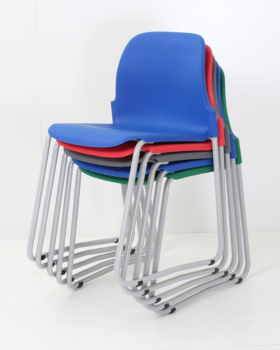 Masterstack Skid-Base Stacking Chair